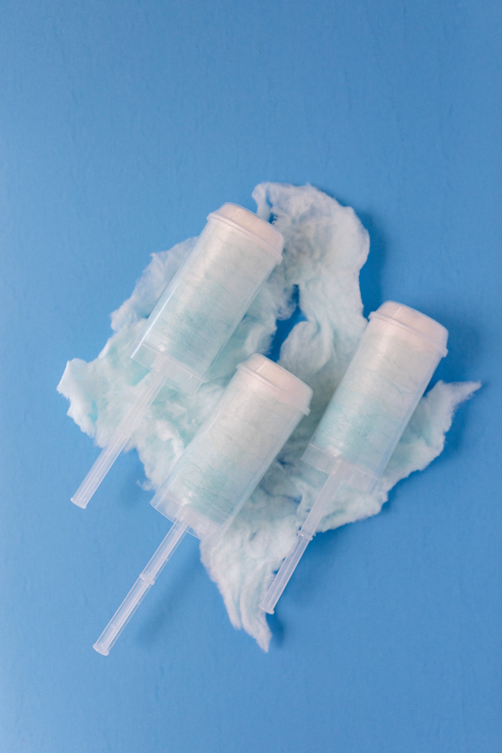 Blue Ombré Cotton Candy Push-Pop Party Favor – Floof Cotton Candy