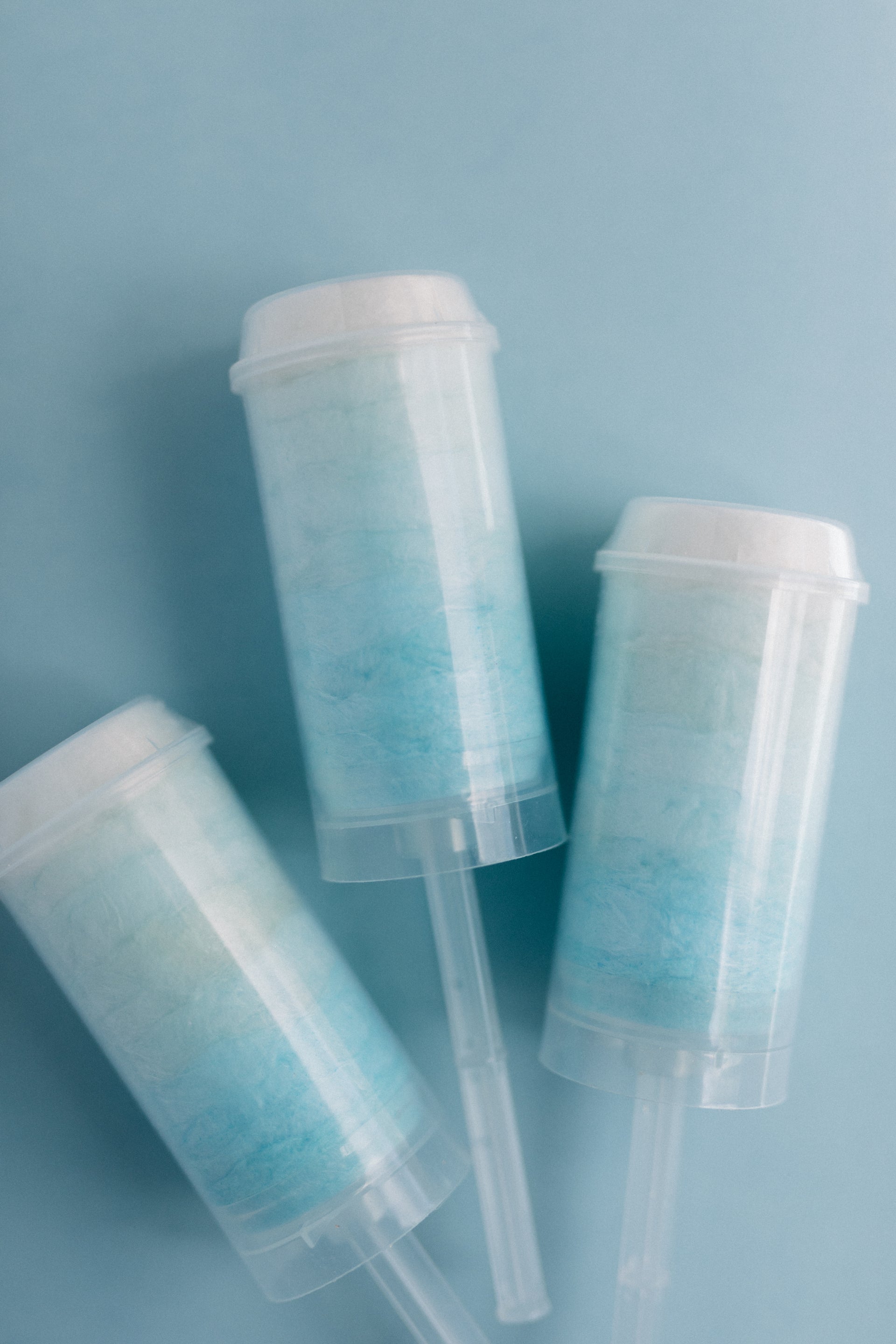Blue Ombré Cotton Candy Push-Pop Party Favor – Floof Cotton Candy